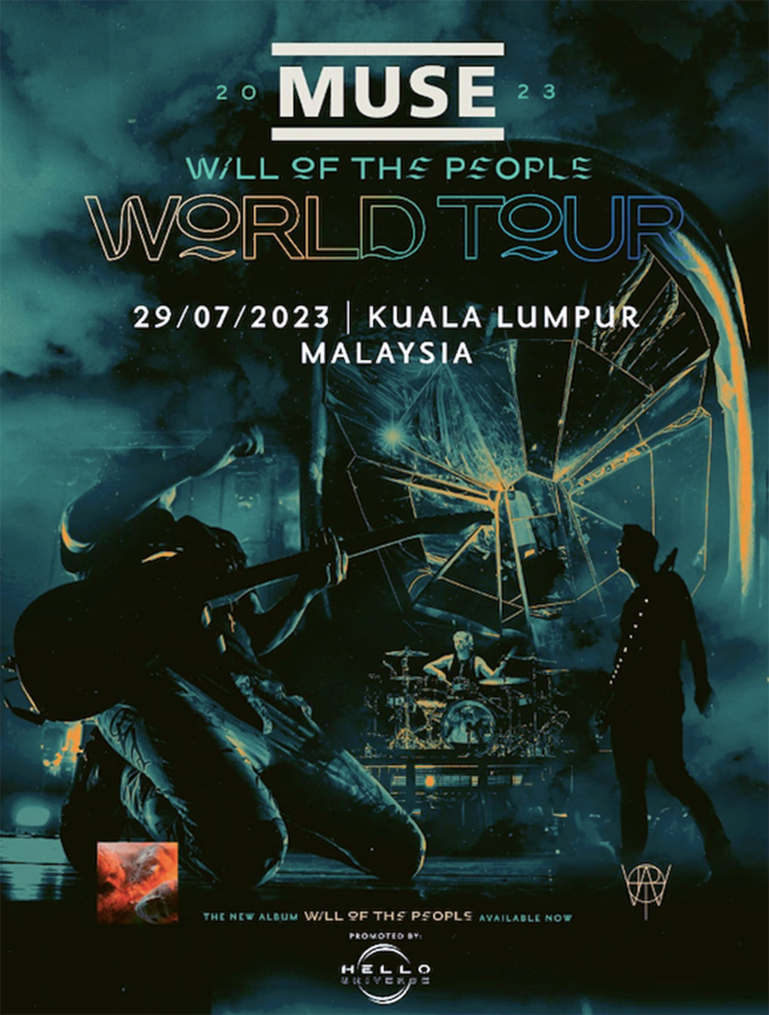 29 Juli 2023 Muse Gelar Konser Eksklusif Di Kuala Lumpur Malaysia